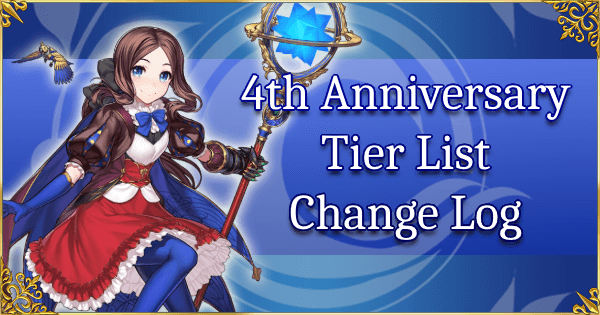 FGO 4th Anniversary - Tier List Change Log | Fate Grand Order Wiki - GamePress